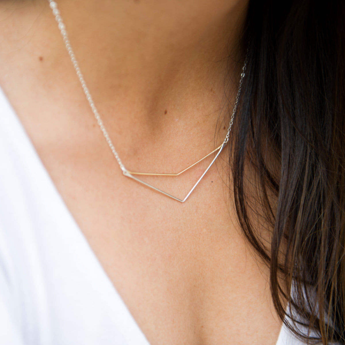 Chevron Necklace – Blossom and Shine